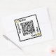 Dogecoin Wallet QR Code Square Sticker | Zazzle