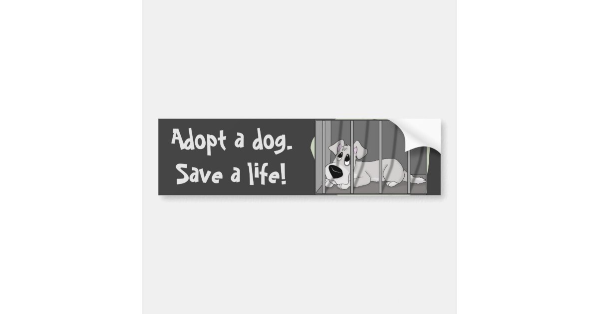 Doggie Jail Bumper Sticker | Zazzle