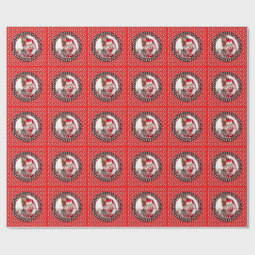 Doggy Dog Gift Wrapping Paper Add Your Own Photo | Zazzle