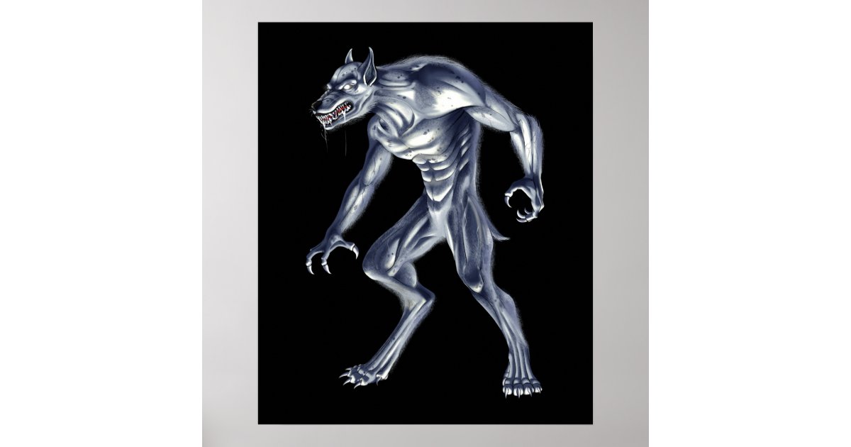 Dogman Cryptid Beast Poster | Zazzle