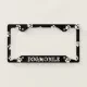 Dogmobile Custom Dog Lover's | Paw Prints License Plate Frame | Zazzle