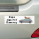 Dogs against Romney Bumper Sticker | Zazzle