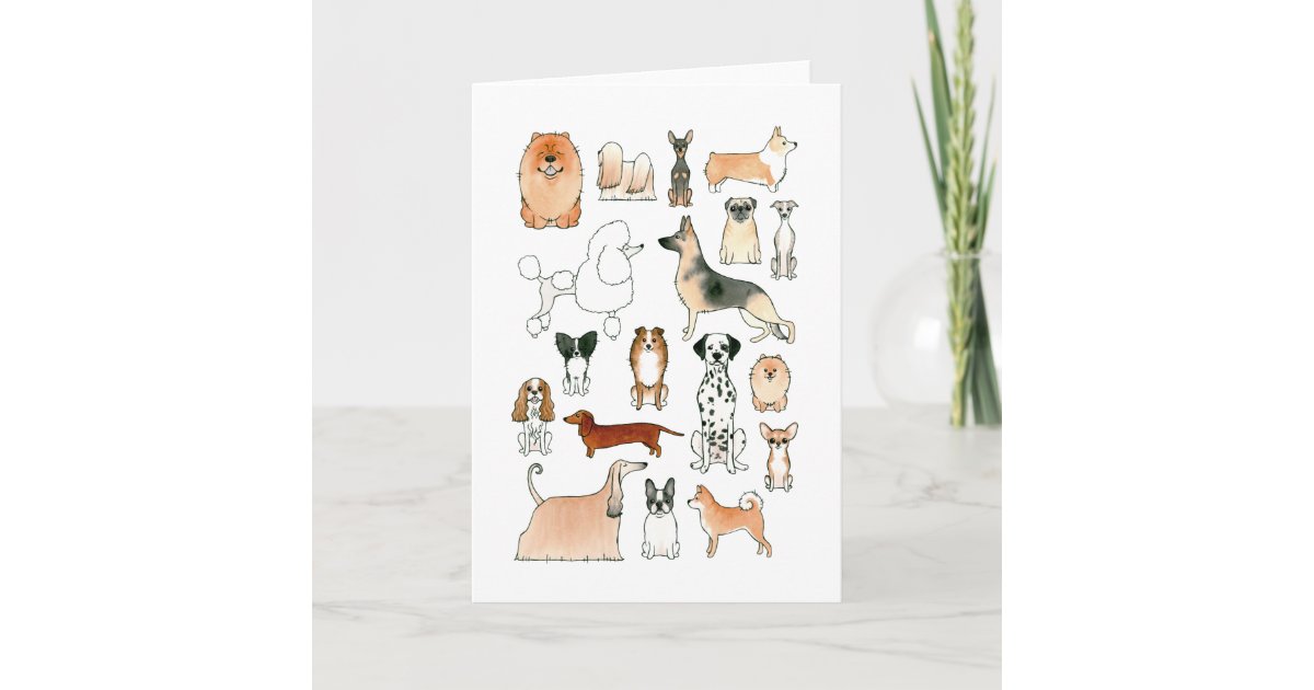 Dogs Card | Zazzle