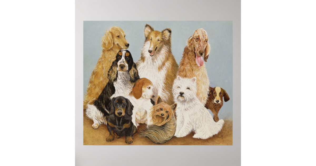 Dogs' Dinner Poster | Zazzle