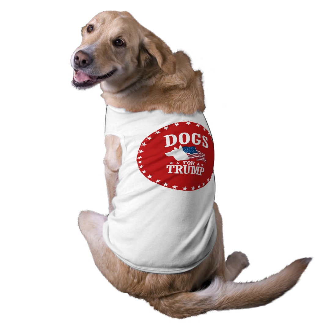 DOGS FOR TRUMP SHIRT | Zazzle