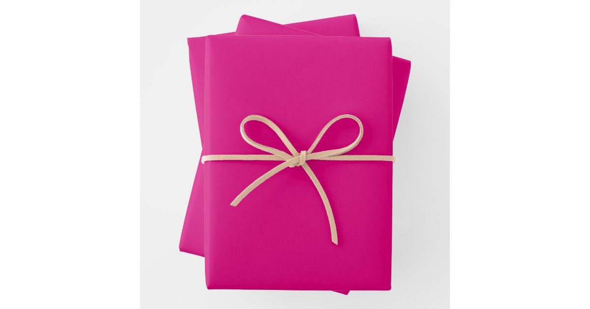 Dogwood Rose - Fun Bright All-Occasion Solid Color Wrapping Paper ...