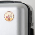Doha Qatar City Skyline Emblem Magnet | Zazzle