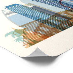 Doha, Qatar | City Skyline Poster | Zazzle