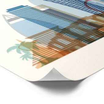 Doha, Qatar | City Skyline Poster | Zazzle