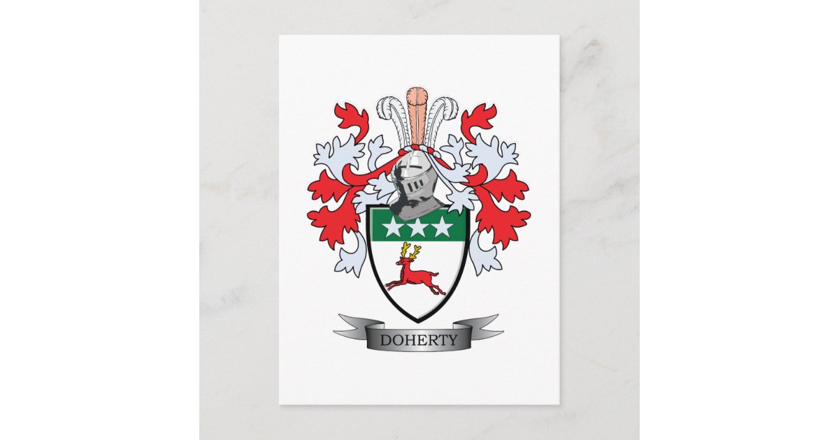 Doherty Coat of Arms Postcard | Zazzle