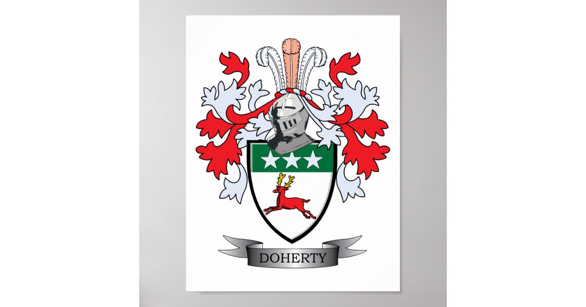 Doherty Coat of Arms Poster | Zazzle