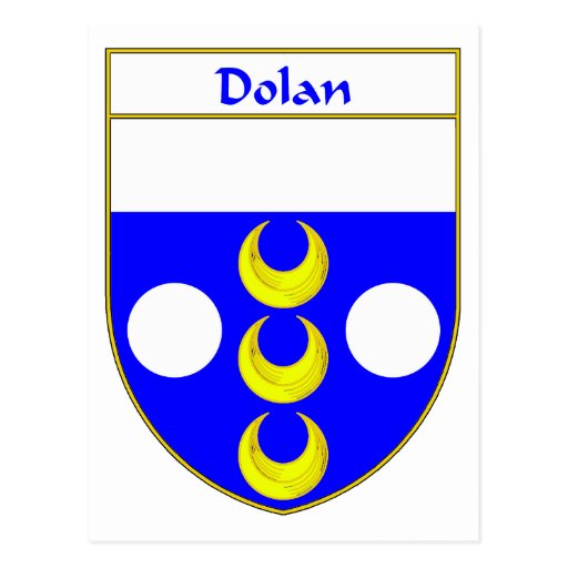 Dolan Coat of Arms/Family Crest Postcard | Zazzle