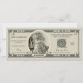 Dollar Bill Invitation for a First Birthday | Zazzle