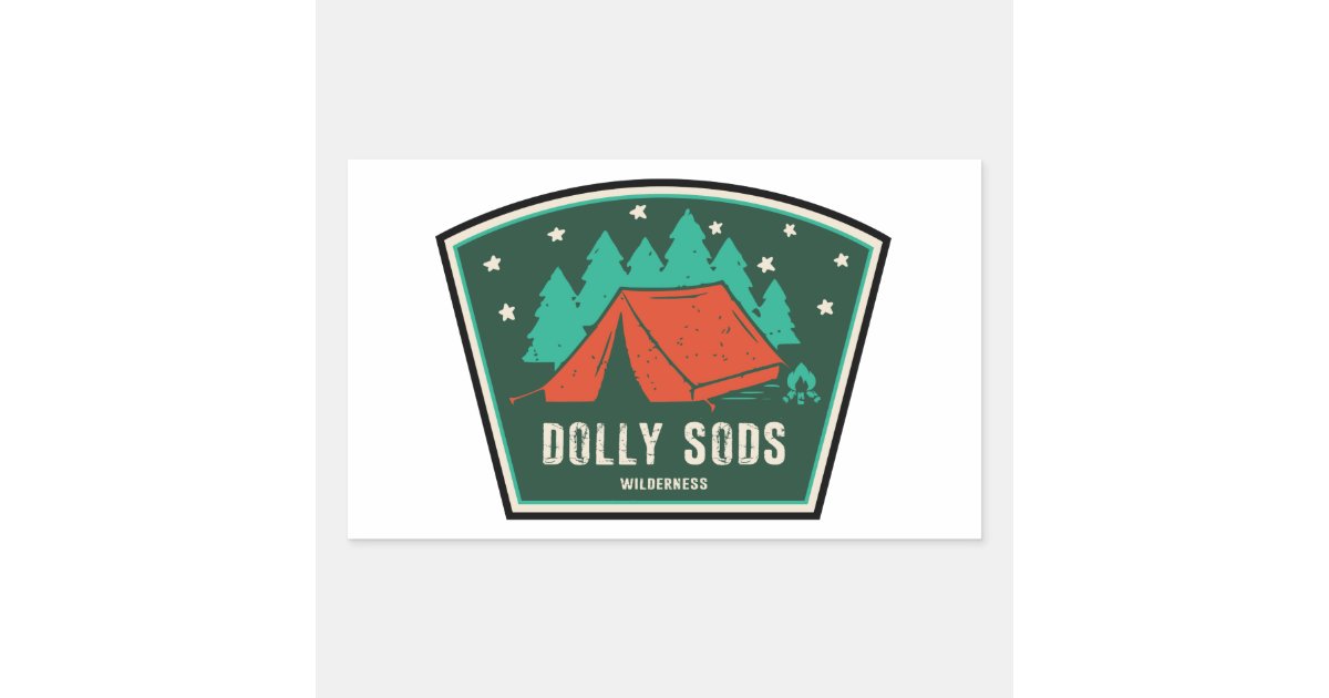 Dolly Sods Wilderness Camping Rectangular Sticker | Zazzle