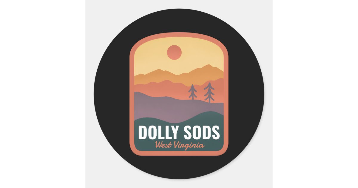 Dolly Sods Wilderness Wv Classic Round Sticker | Zazzle