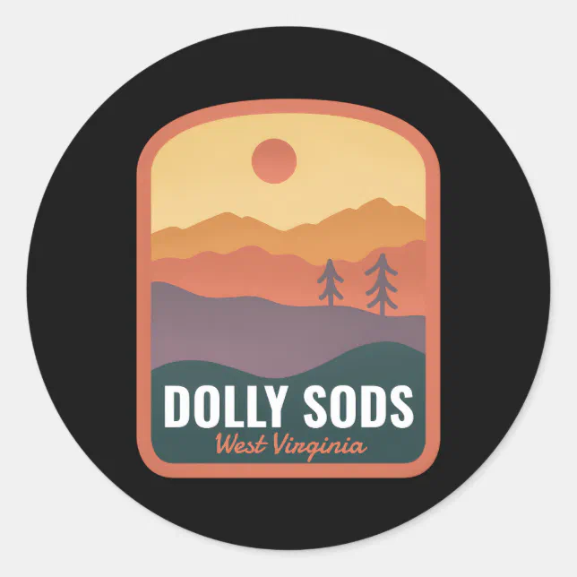 Dolly Sods Wilderness Wv Classic Round Sticker | Zazzle
