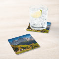 Dolomites village in fall coaster | Zazzle