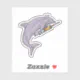 Dolphin as Nurse with Syringe Sticker | Zazzle