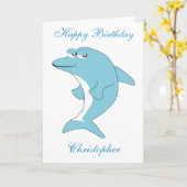 Dolphin Birthday Card | Zazzle