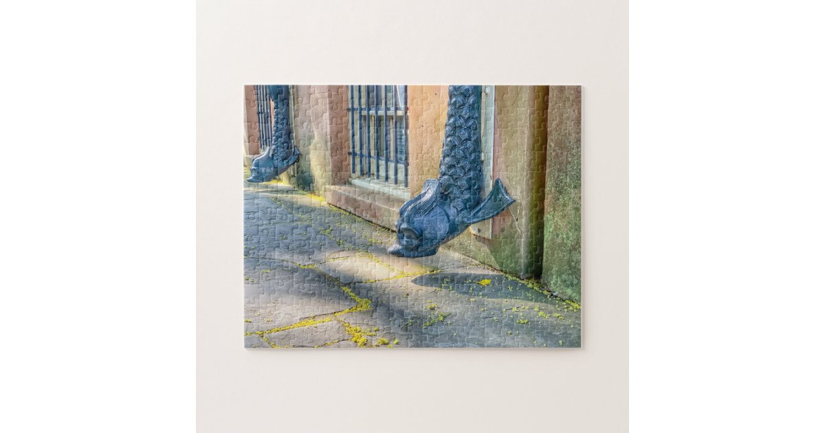 Dolphin Downspout Savannah Puzzle | Zazzle