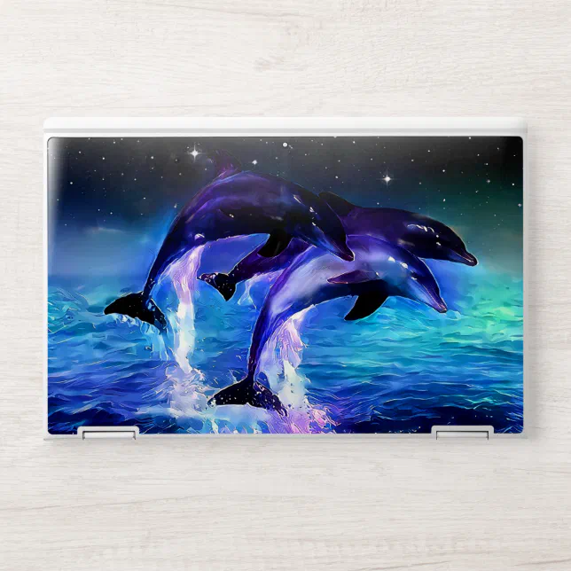 Dolphin Fantasy HP Laptop Skin | Zazzle