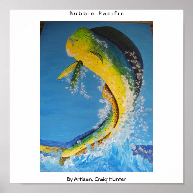 Dolphin Fish Poster | Zazzle