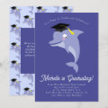 Dolphin Graduation Party Poll Swimming Invitation | Zazzle