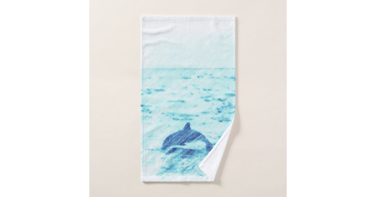 Dolphin Hand Towel | Zazzle