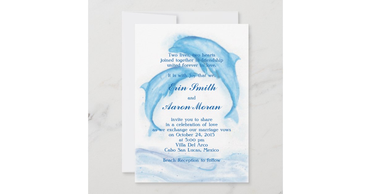 Dolphin Invitations | Zazzle