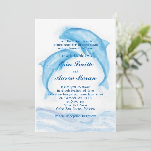 Dolphin Invitations | Zazzle