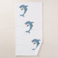 Dolphin Print Bath Towel Set | Zazzle