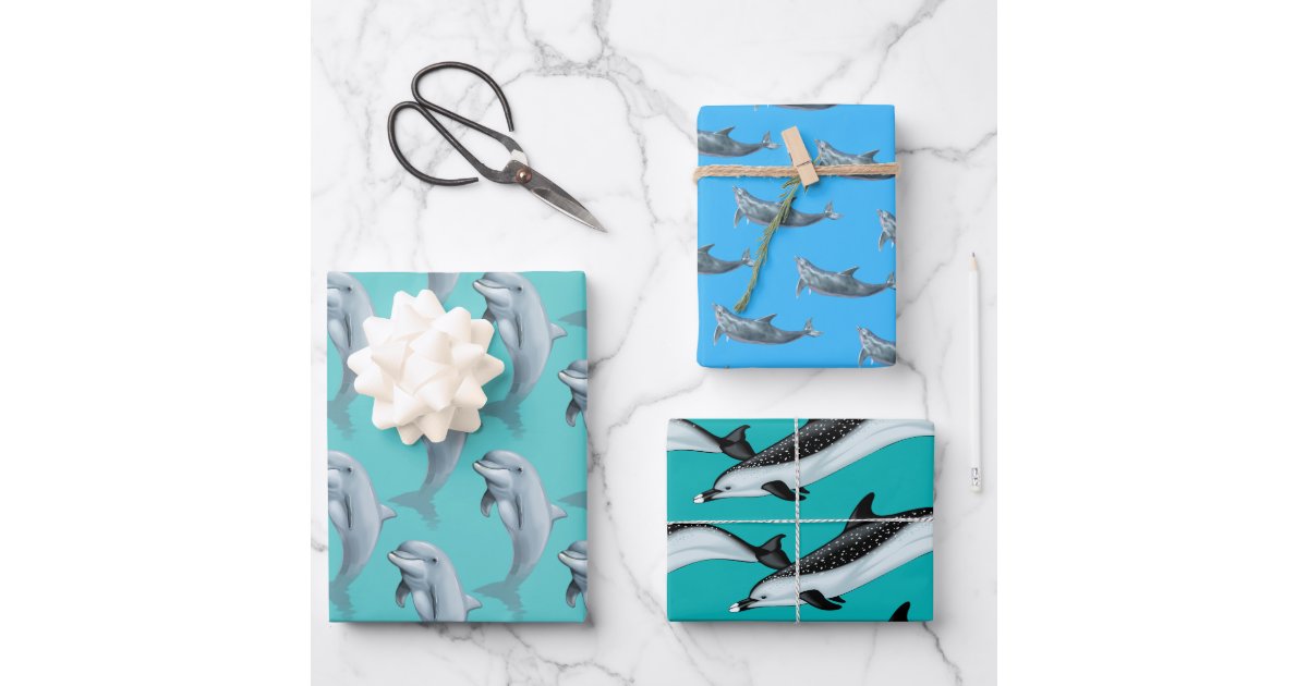 Dolphins Wrapping Paper | Zazzle