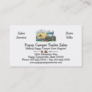 Tent Business Cards - Business Card Printing | Zazzle