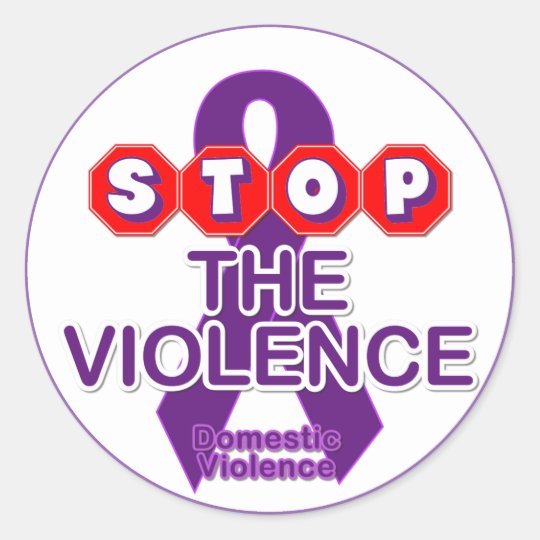 Domestic Violence Awareness Sticker | Zazzle.com