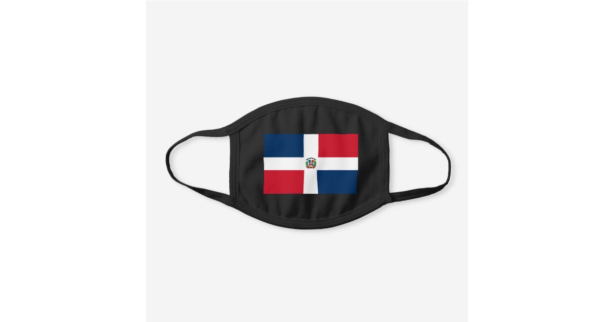 Dominican Flag Cotton Face Mask | Zazzle