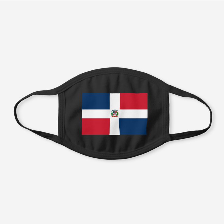 Dominican Flag Cotton Face Mask | Zazzle