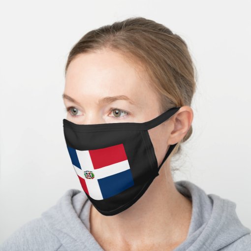Dominican Flag Cotton Face Mask | Zazzle
