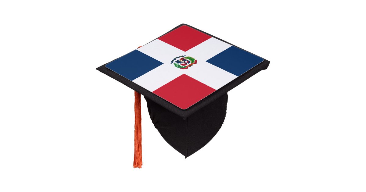 Dominican Flag Graduation Cap Topper | Zazzle