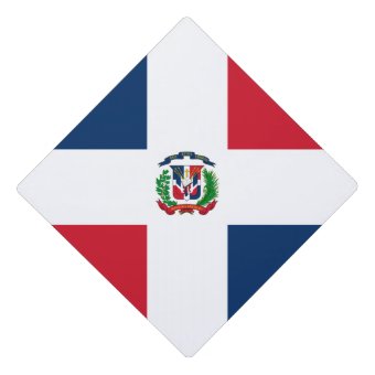 Dominican flag graduation cap topper | Zazzle