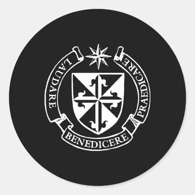 Dominican Order Of Preachers Classic Round Sticker | Zazzle