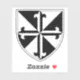 Dominican Order Shield Vinyl Sticker | Zazzle