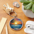 Dominican Republic Beach Vacation Keychain | Zazzle
