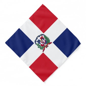 Dominican Republic Flag Bandana | Zazzle