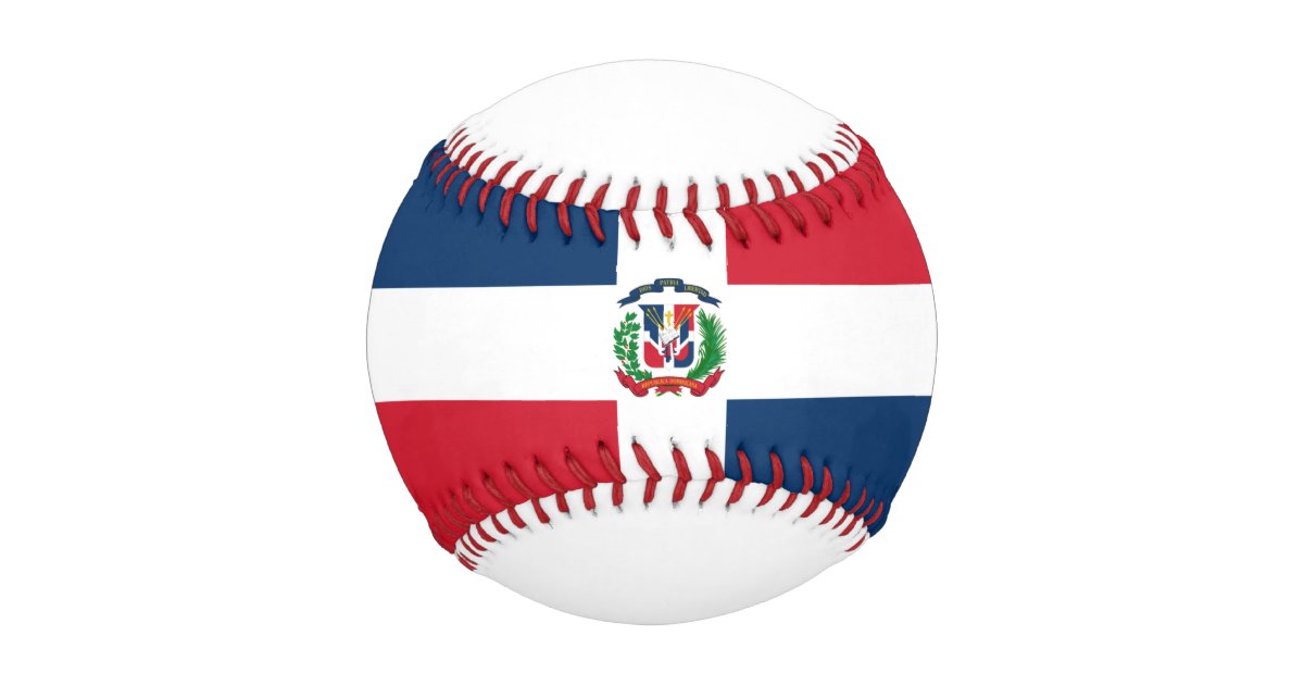 Dominican Republic flag Baseball | Zazzle