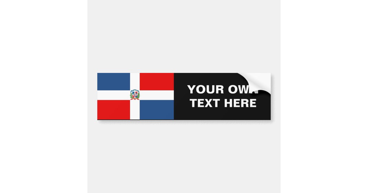 Dominican Republic Flag Bumper Sticker | Zazzle