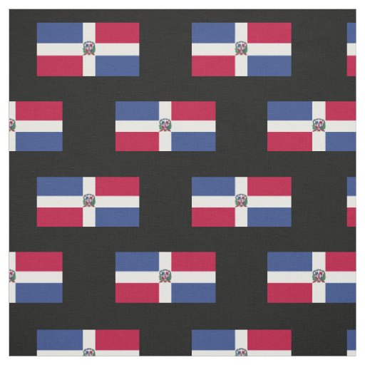 Dominican Republic Flag Fabric | Zazzle