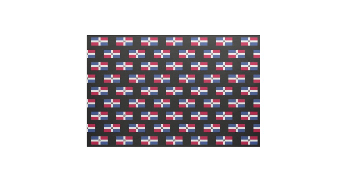 Dominican Republic Flag Fabric | Zazzle