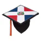 Dominican Republic Flag Graduation Cap Topper | Zazzle
