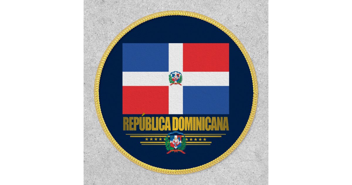 Dominican Republic Flag Patch | Zazzle