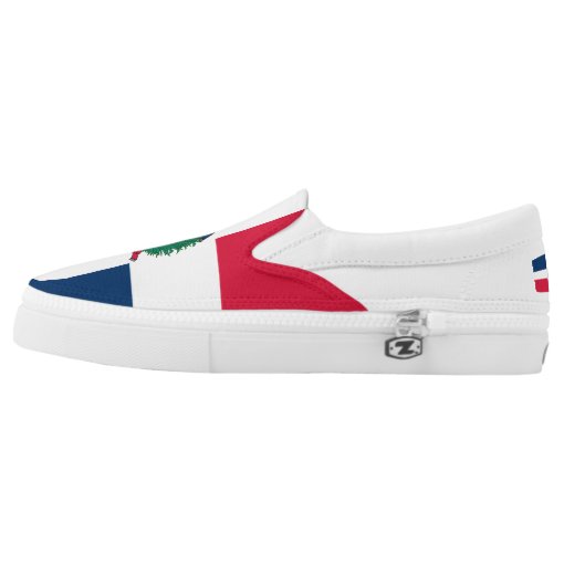 Dominican Republic Flag Slip-On Sneakers | Zazzle